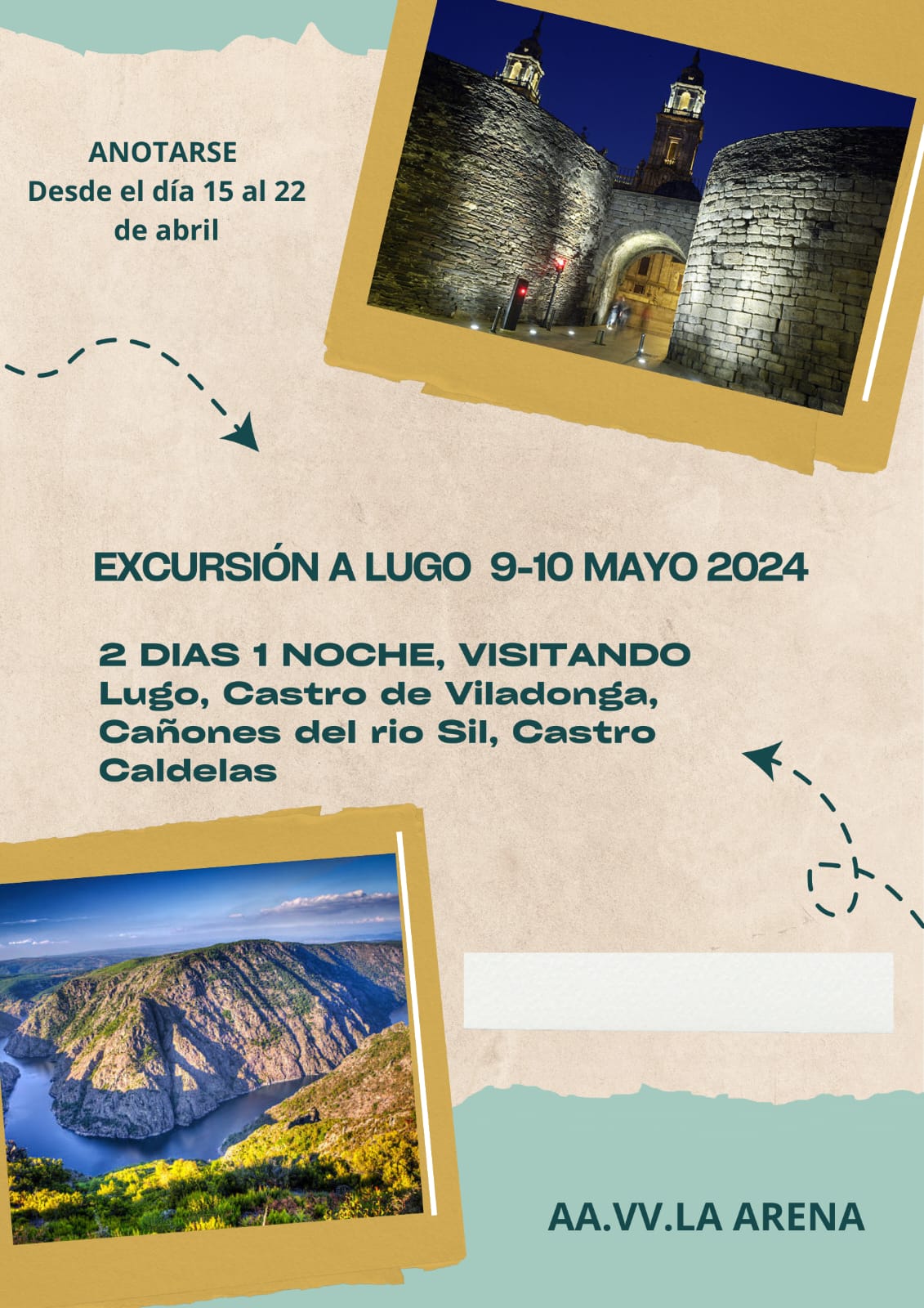 Excursión a Lugo – A.V. La Arena